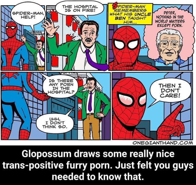 ONEGIANTHAND.COM Glopossum draws some really nice trans-positive furry ...