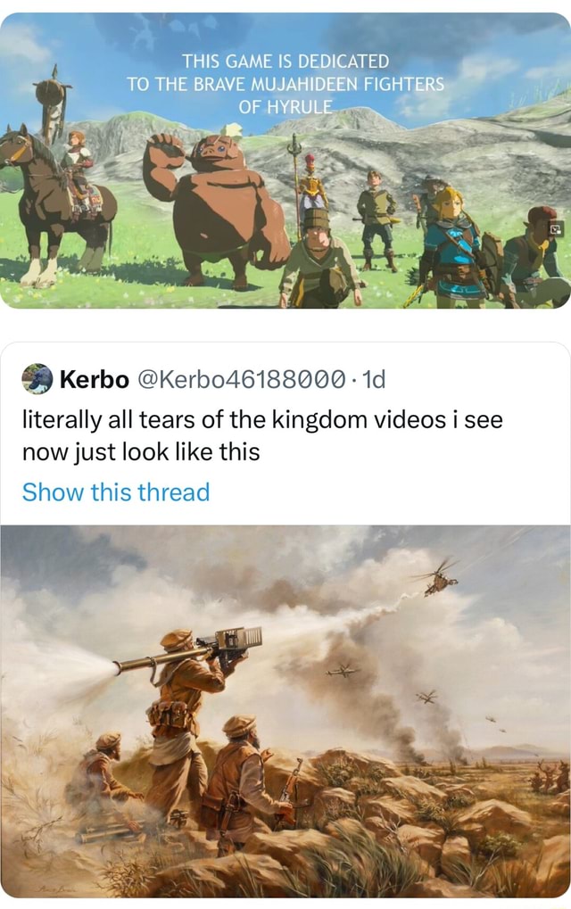 THIS GAME IS DEDICATED TO THE BRAVE MUJAHIDEEN FIGHTERS OF HYRU E Kerbo ...