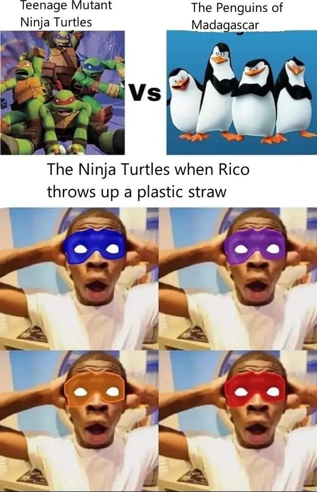 Teenage Mutant The Penguins of Ninja Turtles Madagascar The Ninja ...