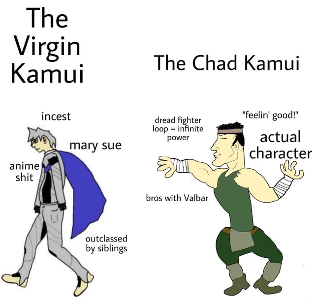 The Virgin Kamui incest mary sue outclassed by siblings The Chad Kamui ...