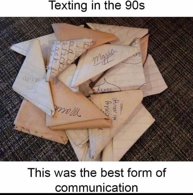 Texting in the 90s This was the best form of communication - iFunny