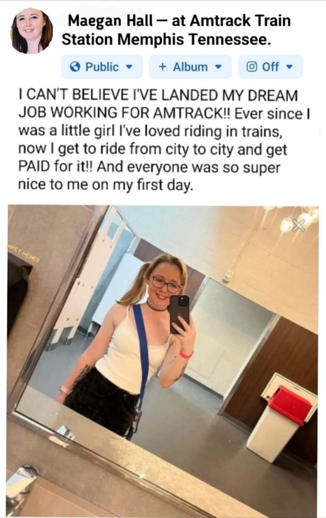 Maegan Hall - at Amtrack Train Station Memphis Tennessee. @ Public ...