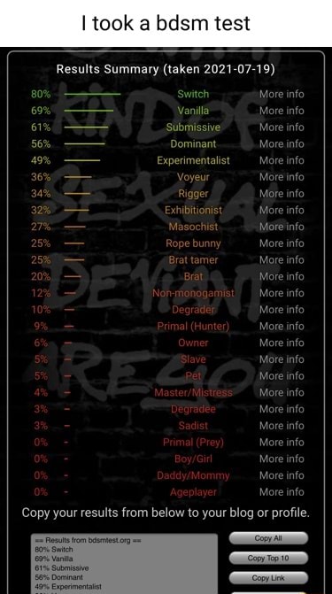Sadist And Masochist Test