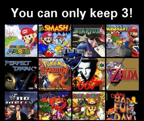 You can only keep 3! - iFunny