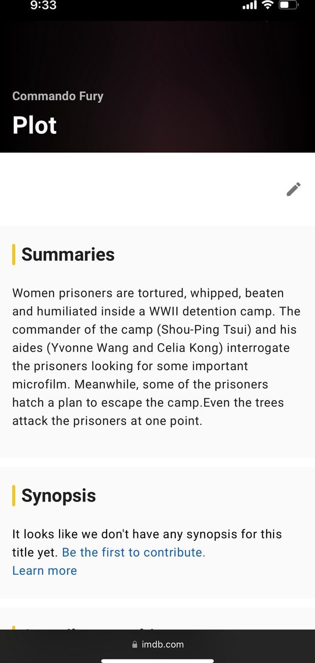 Commando Fury Plot I Summaries Women prisoners are tortured, whipped ...