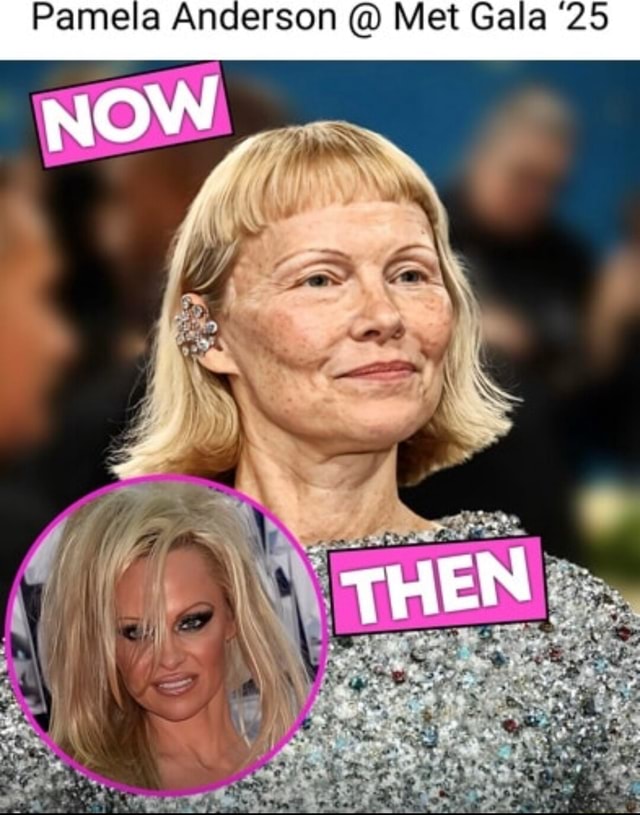 Pamela Anderson @ Met Gala NOW THEN - America’s best pics and videos