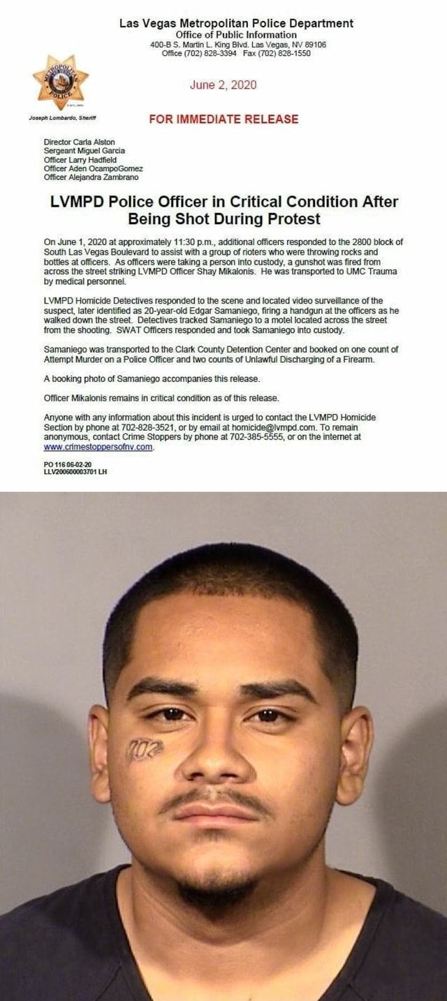Las Vegas Metropolitan Police Department Office of Public Information ...
