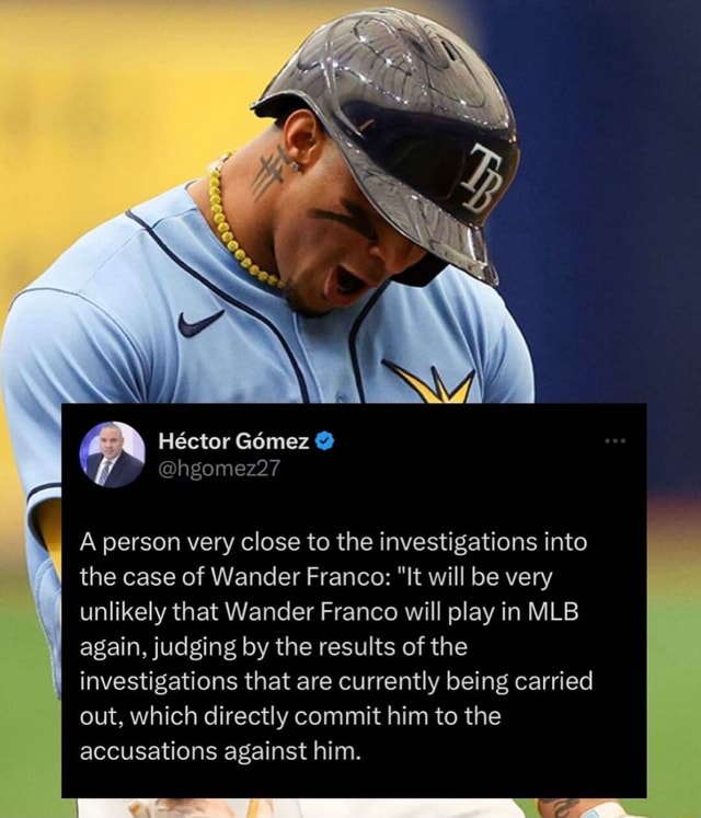 Hector Gomez @hgormez27 A person very close to the investigations into ...