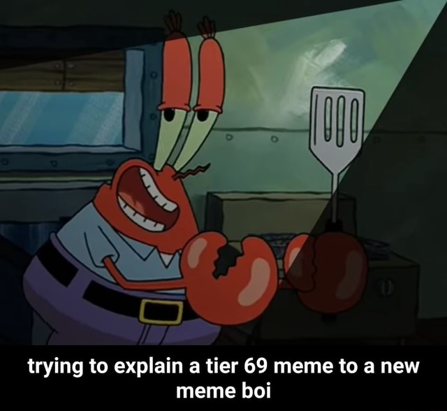 Trying to explain a tier 69 meme to a new meme boi - trying to explain ...