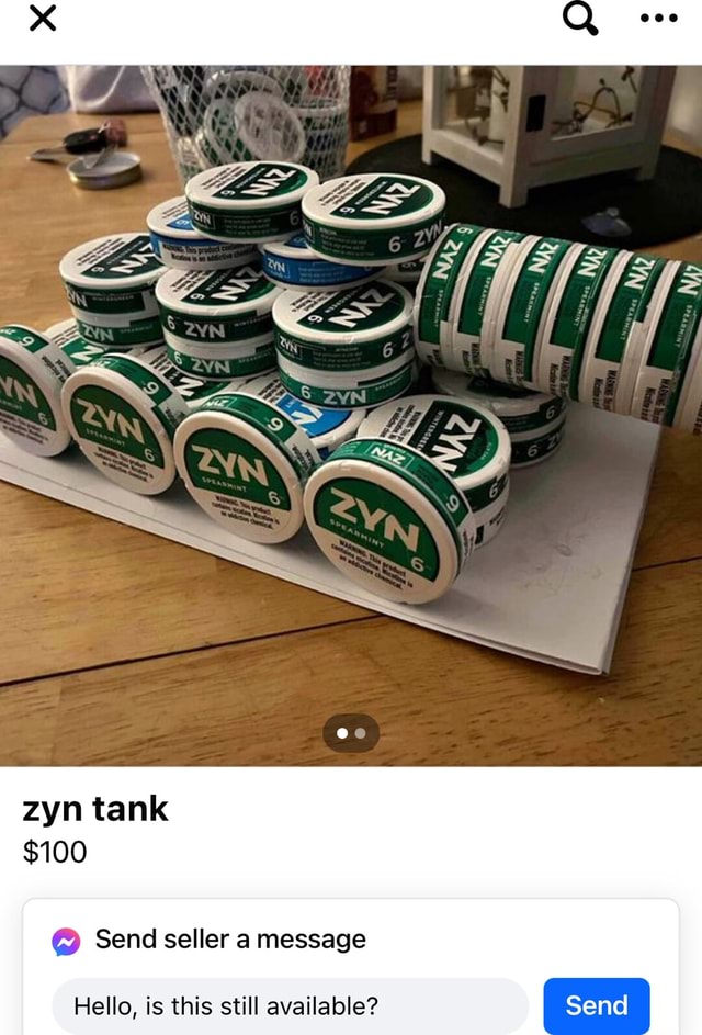 Zyn tank $100 Send seller a message Hello, is this still available ...