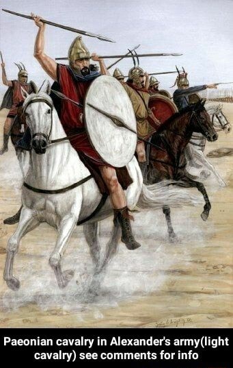 Paeonian cavalry in Alexander's army (li cavalry) see comments for info ...