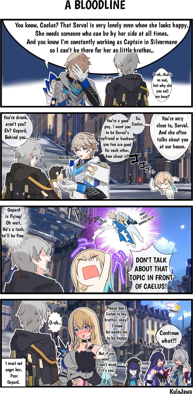 A BLOODLINE You know, Caelus? That Serval is very lonely even when she ...