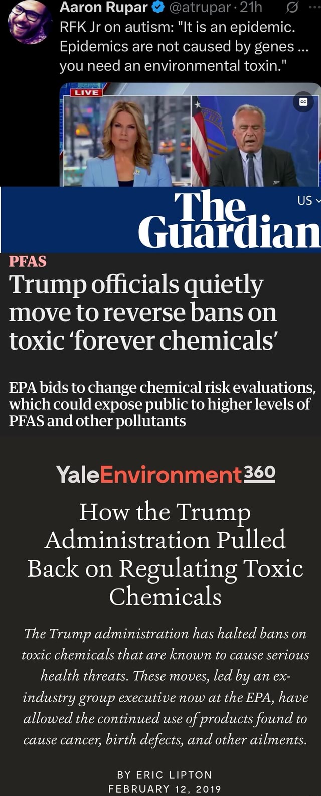 Aaron Rupar @ @atrupar-2ih RFK Jr on autism: "It is an epidemic ...