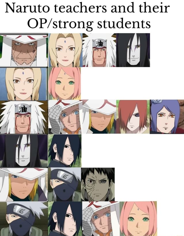 Naruto teachers and their OP/ students - iFunny