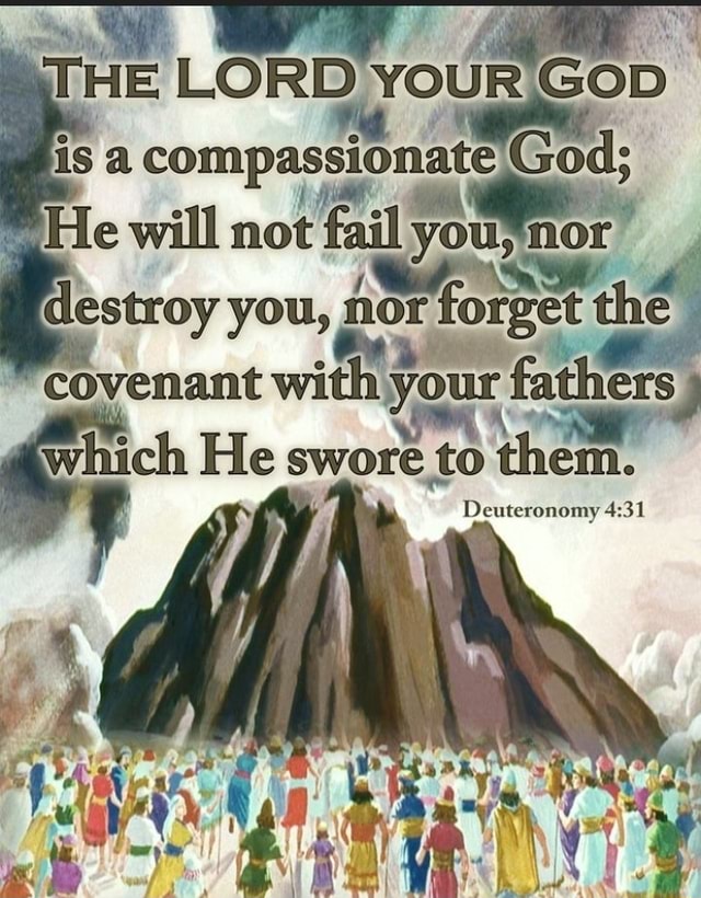 LORD YOUR Gep THE LORD YOUR is @ e God; willl mee MOr destroy you, nor ...