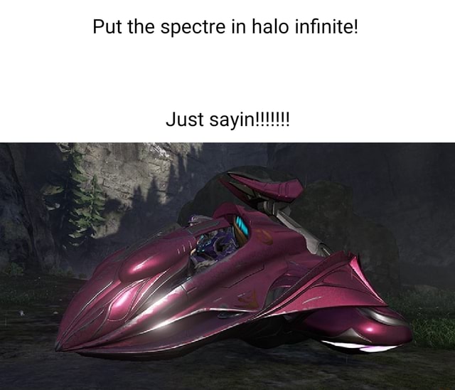 Put the spectre in halo infinite! Just - iFunny