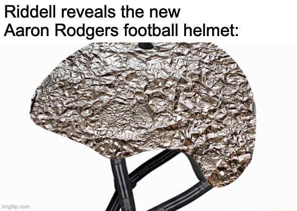 Riddell reveals the new Aaron Rodgers football helmet: - iFunny
