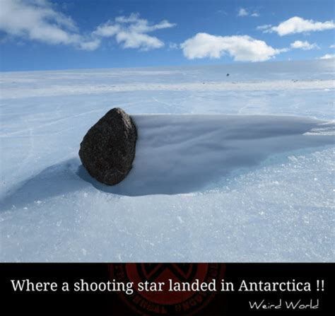 Where a shooting star landed in Antarctica Weird - America’s best pics ...