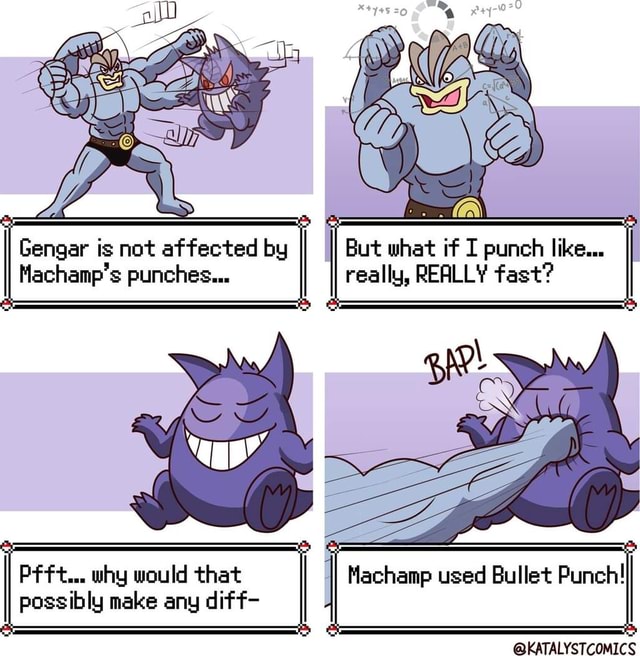 Ally Gengar is not affected by I Ha champ's punches... possibly make ...