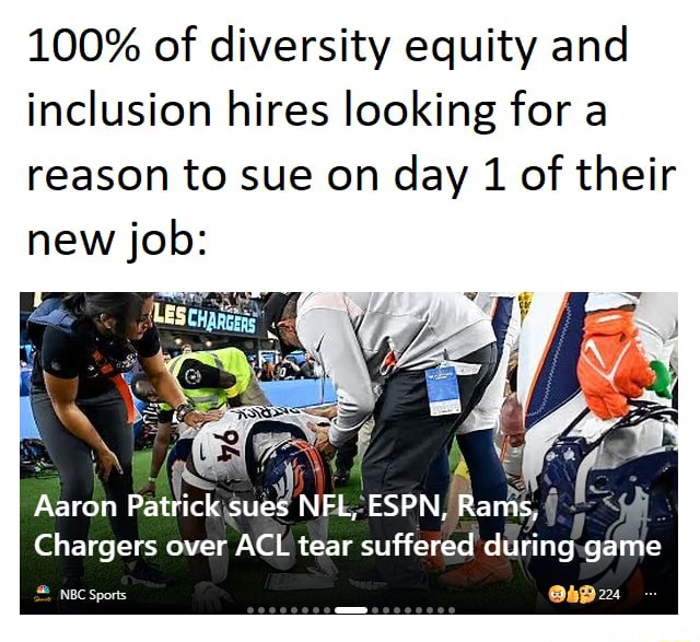 100% of diversity equity and inclusion hires looking for a reason to ...