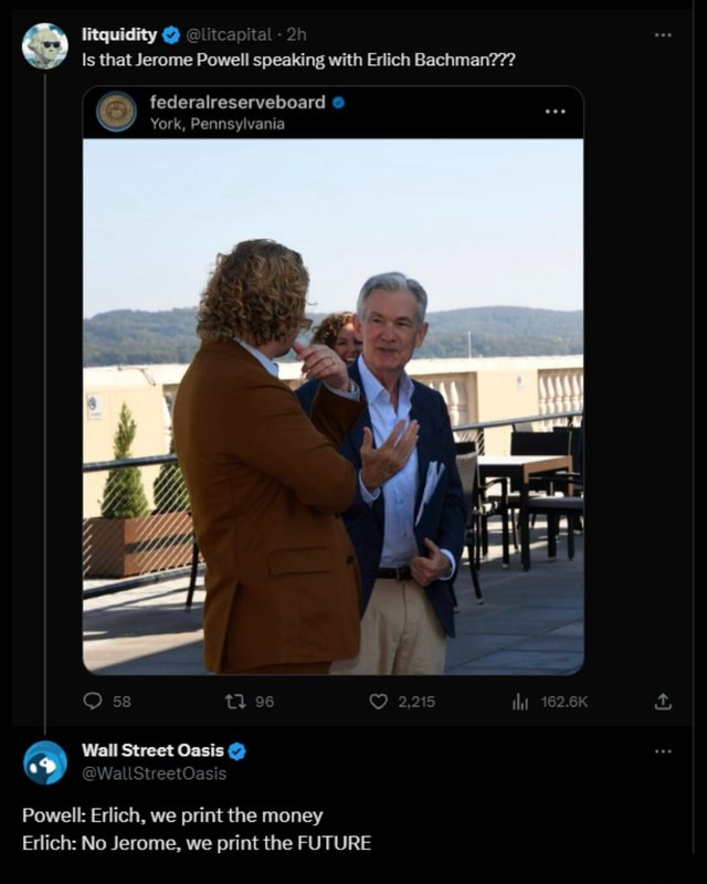 You know about Aviato? - litquidity Is that Jerome Powell speaking with ...