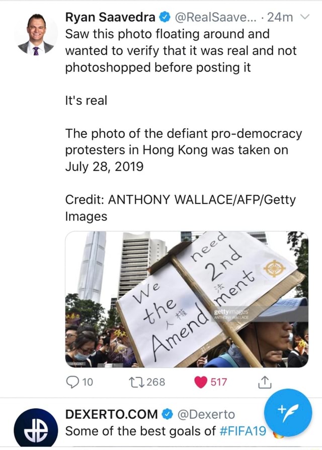 > Ryan Saavedra & @RealSaave... ~ 24m Saw this photo floating around ...