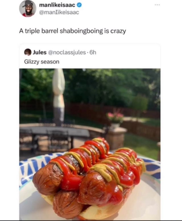 Manlikeisaac A triple barrel shaboingboing is crazy @ Jules ...