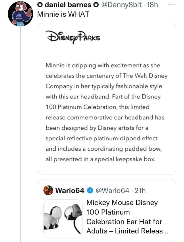 Daniel barnes @Danny8bit - Minnie is WHAT Minnie is dripping with ...
