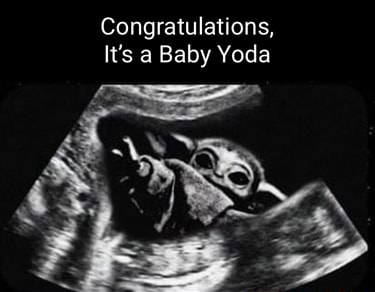 Congratulations, It's a Baby Yoda - iFunny