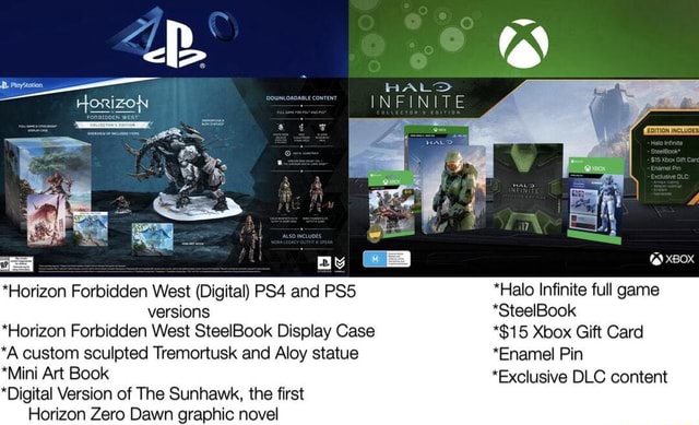 HORIZON "Horizon Forbidden West (Digital) and versions "Horizon ...