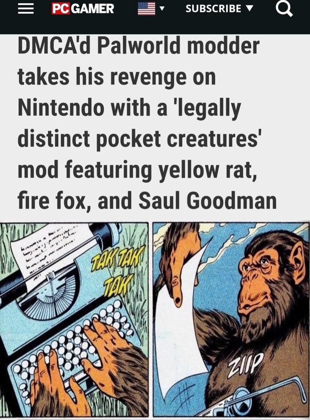 PC GAMER SUBSCRIBE DMCA' Pa modder takes his revenge on Nintendo with a ...