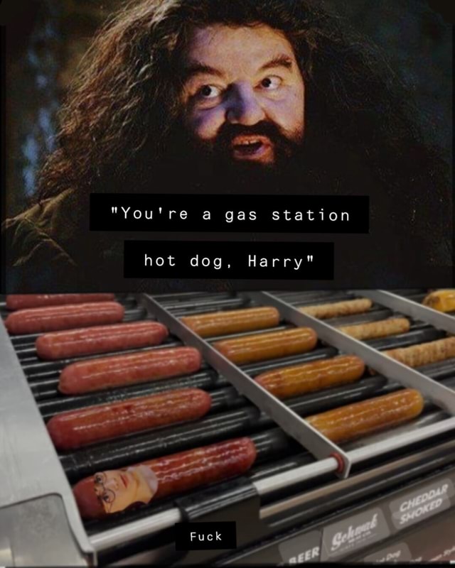 "You're gas station hot dog, Harry" Fuck - iFunny