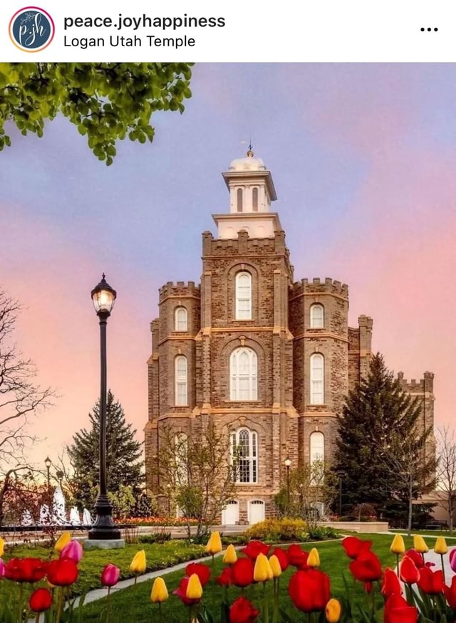 Peace. jovhappiness Logan Utah Temple - iFunny