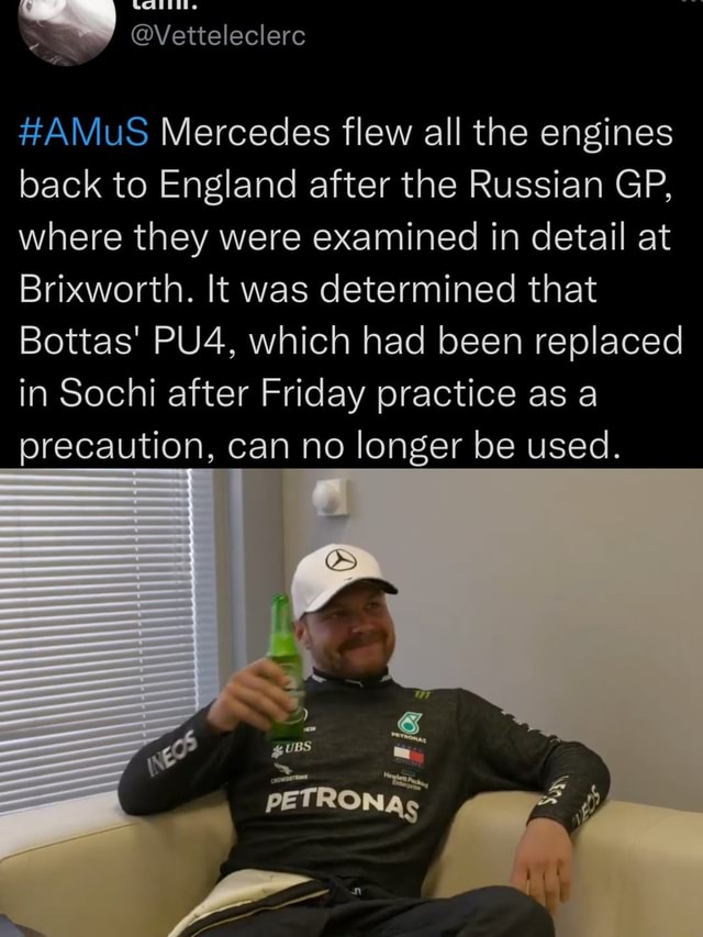 HAMuS Mercedes flew all the engines back to England after the Russian ...