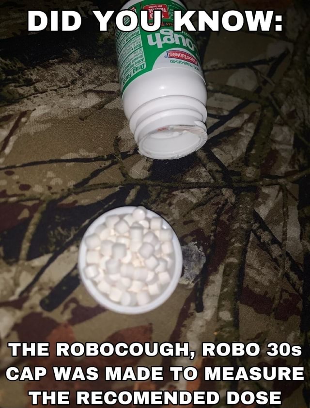 DID YOU KNOW: THE ROBOCOUGH, ROBO CAP WAS MADE TO MEASURE THE ...