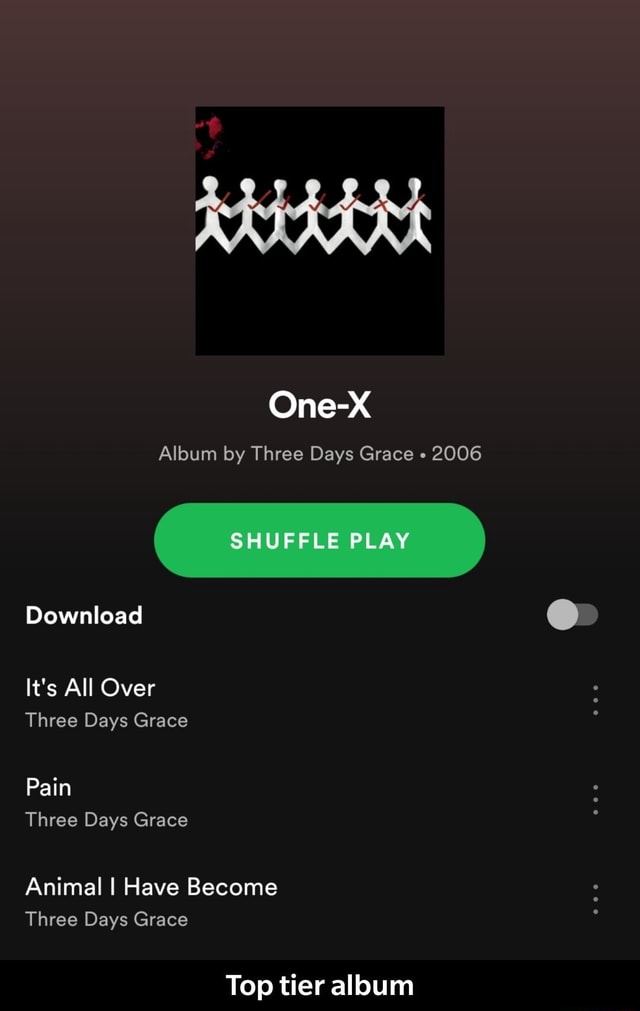 One-X Album by Three Days Grace 2006 Pain Three Days Grace Three Days ...