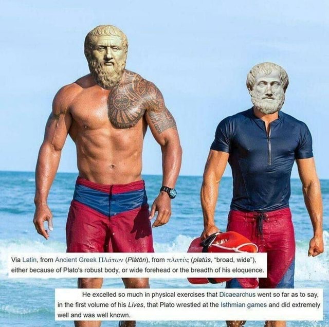 Via Latin, from Ancient Greek TlAatawv (Plat6n), from zAatvc (platis ...