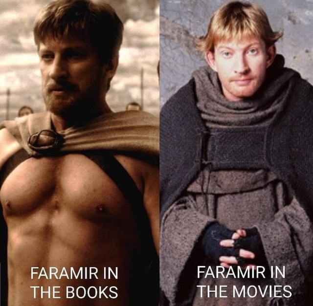 FARAMIR IN FARAMIR IN THE BOOKS THE MOVIES - iFunny
