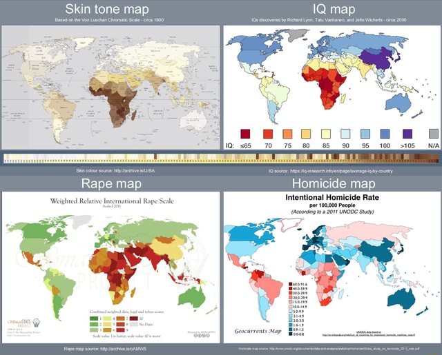 Skin tone map Based on the Von Luschan Chromatic Scale circa 1900 Skin ...