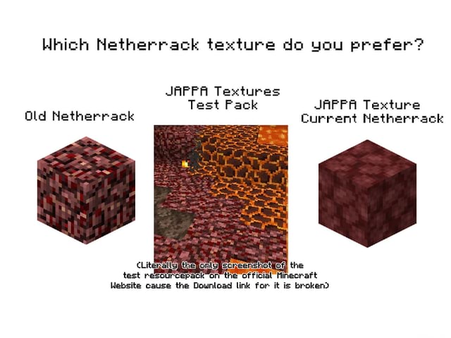 Which Netherrack texture do you prefer? JAPPA Textures Test Pack JAPPA ...