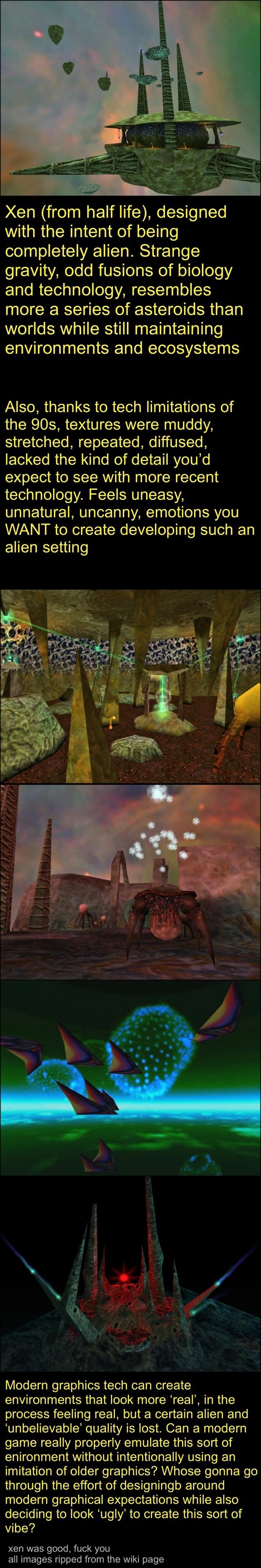 SS Xen (from half life), designed with the intent of being completely ...