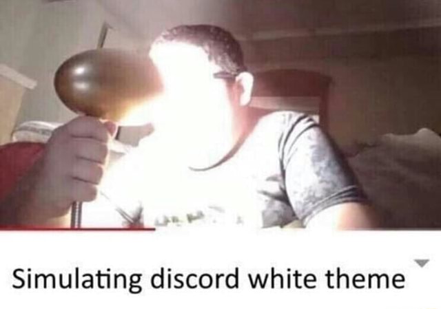Simulating discord white theme ' - )