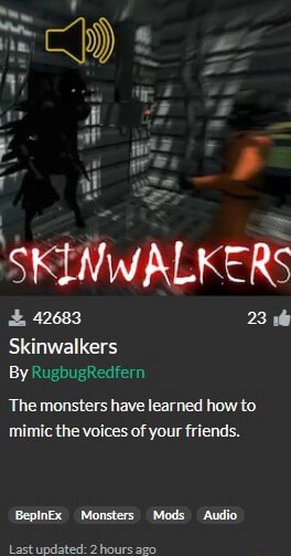 WALKER 42683 Skinwalkers By RugbugRedfern The monsters have learned how ...