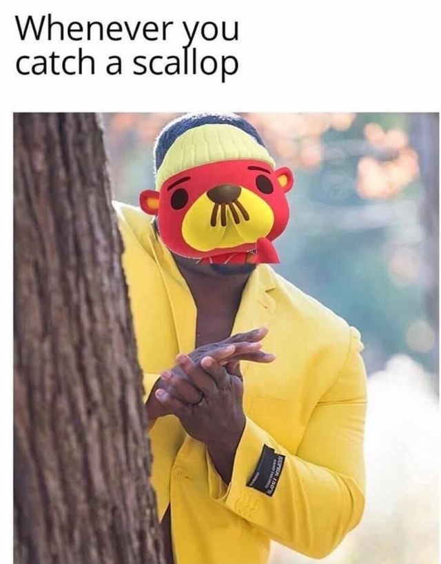 Whenever you catch a scallop - iFunny