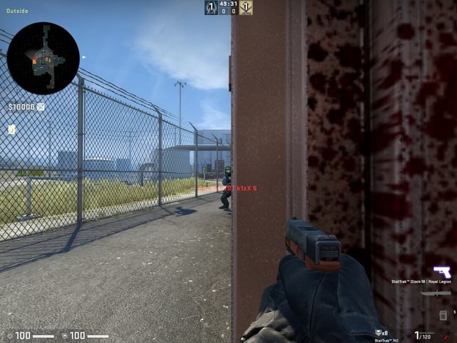 CS:GO left/right eye peek comparison. Static crouching and standing ...