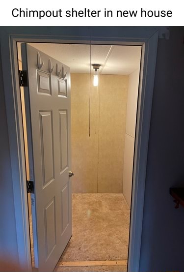 Chimpout shelter in new house Chimpout Chimpout shelter in new house in ...