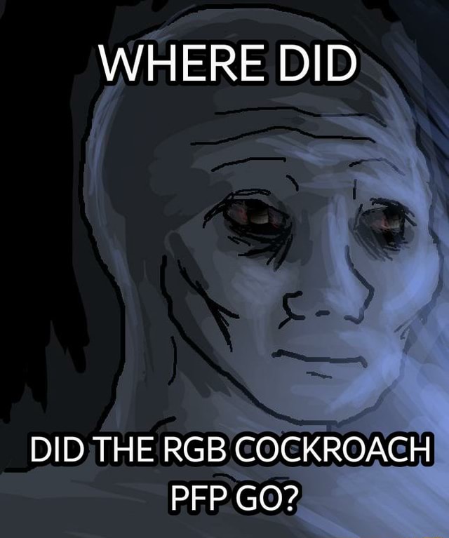 WHERE DID DID THE RGB COCKROACH PFP GO? - iFunny