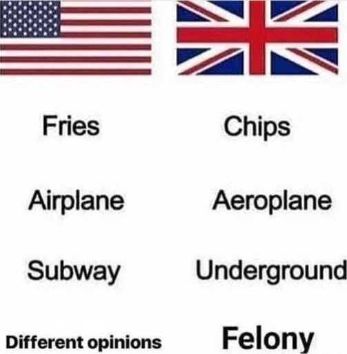 Fries Chips Airplane Aeroplane Subway Underground Different opinions ...