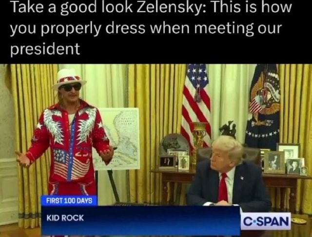 Take a good look Zelensky: This is how you properly dress when meeting ...
