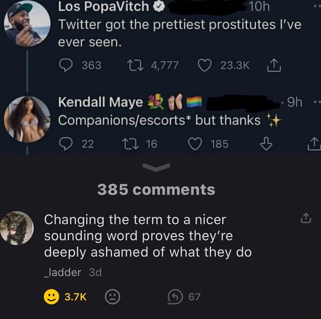 Los PopaVitch @ Twitter got the prettiest prostitutes I've ever seen ...